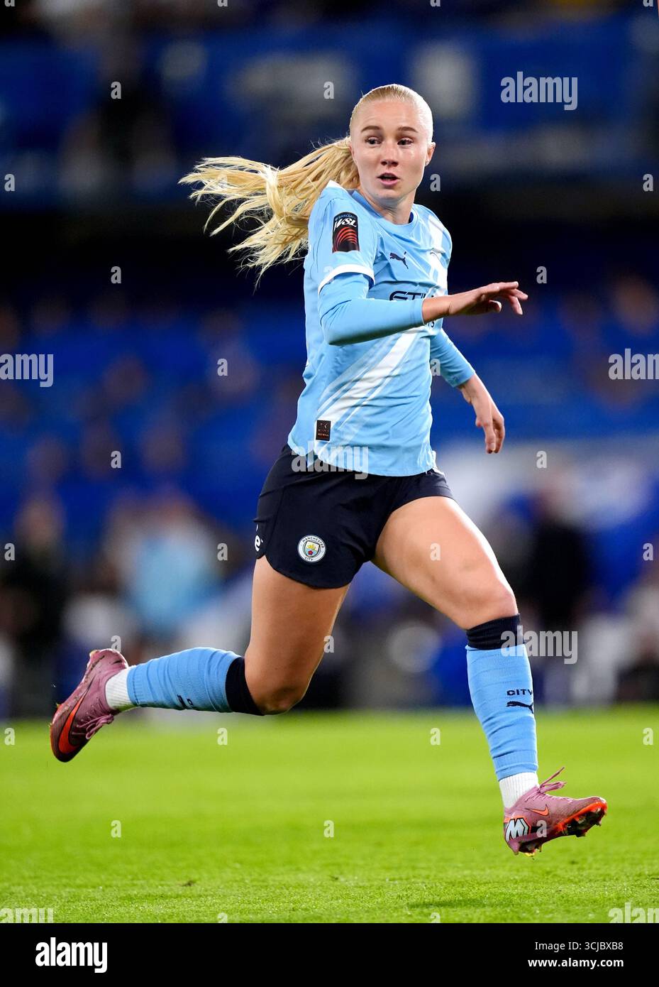 Manchester City's Laura Blindkilde Brown during the Barclays Women's ...
