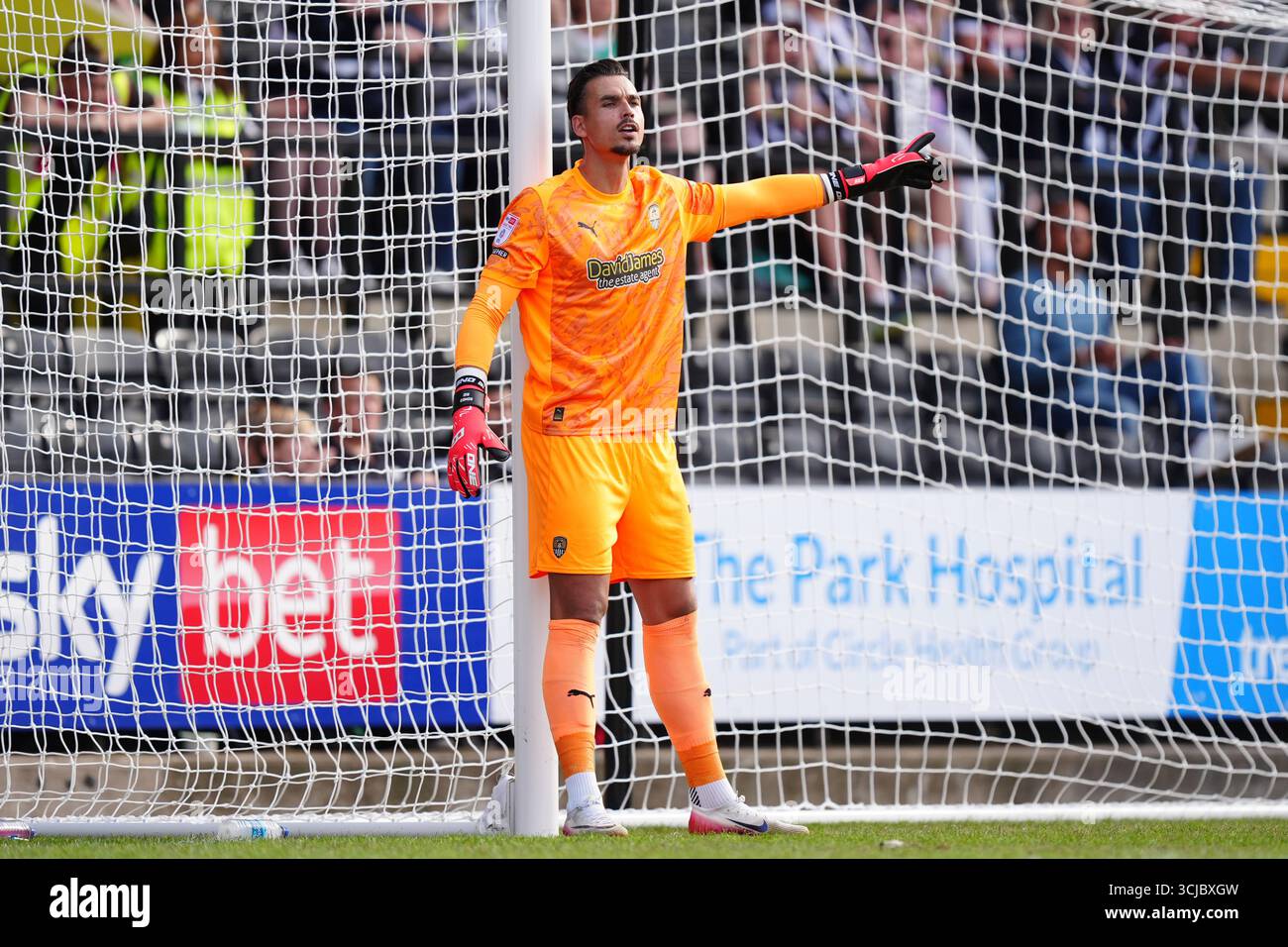 Notts County goalkeeper Kelle Roos during the Sky Bet League Two match ...