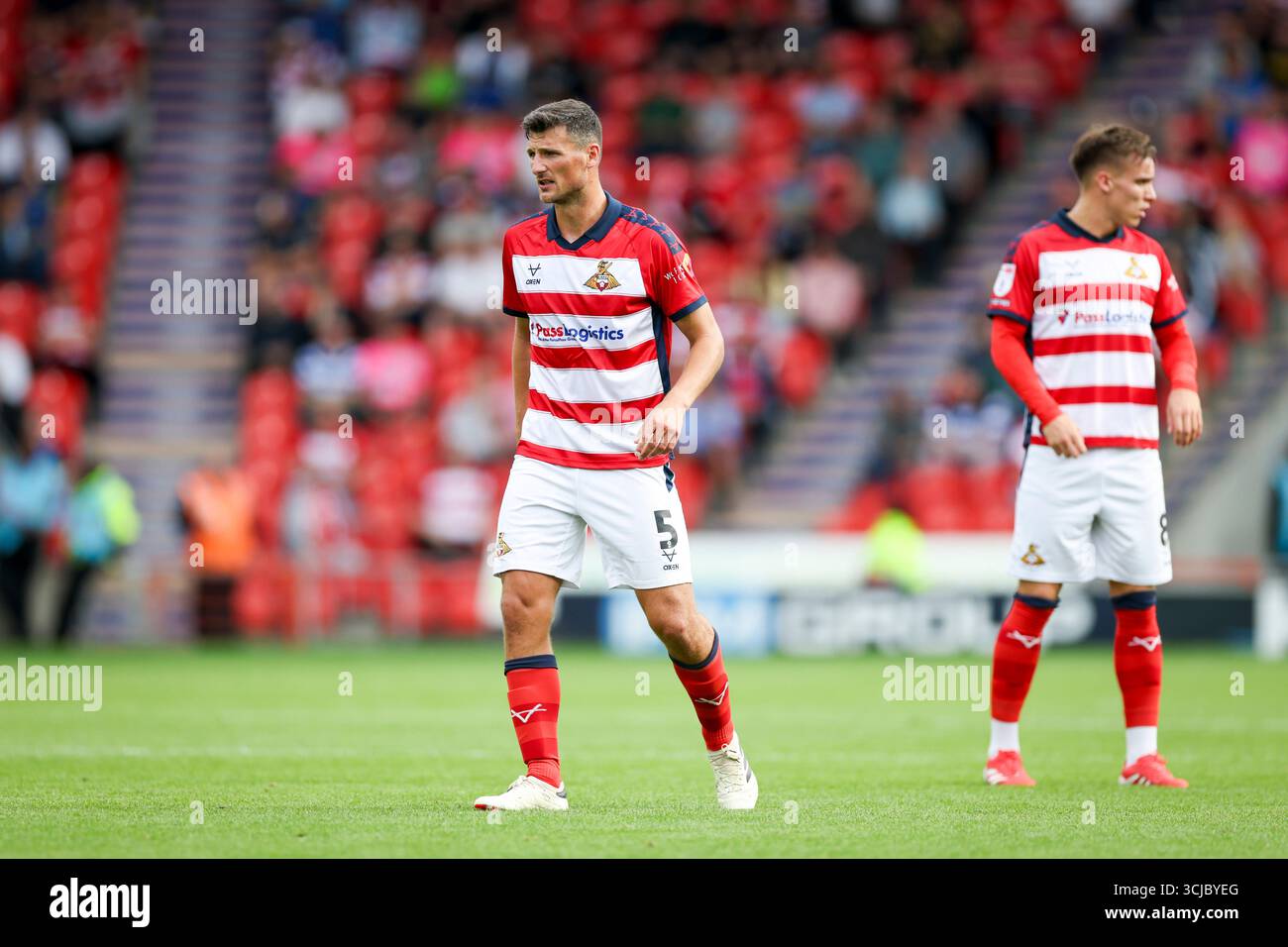 Doncaster Rovers defender Matty Pearson (5) during the Doncaster Rovers ...