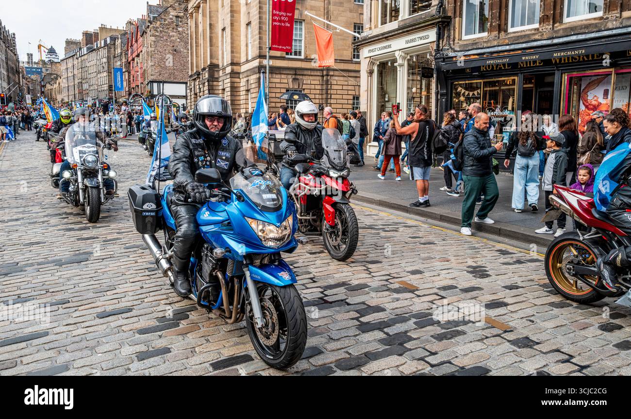 YES Bikers lead the All Under One Banner Independence March in ...