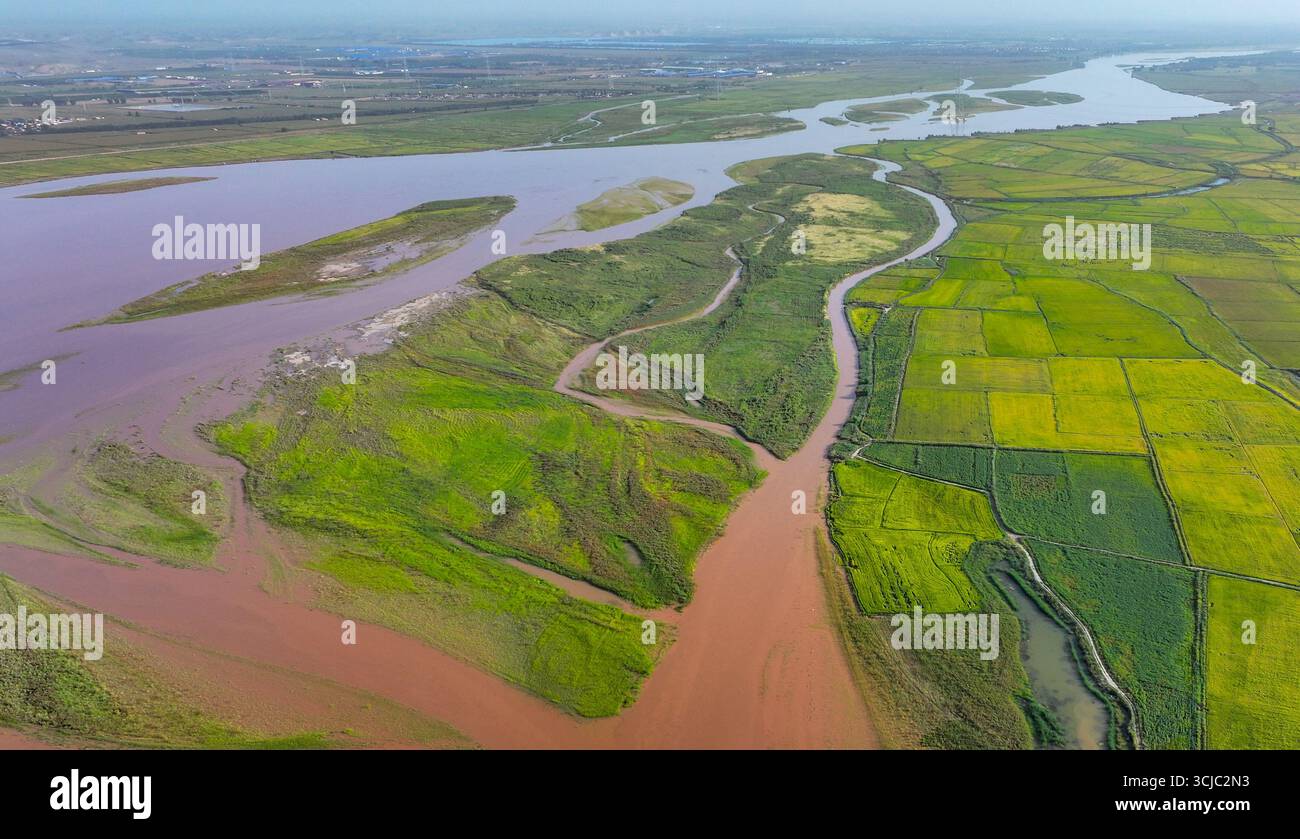 (250906) -- PINGLUO, Sept. 6, 2025 (Xinhua) -- An aerial drone photo ...