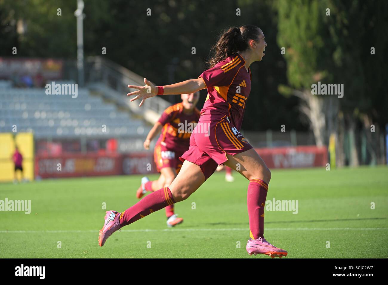 Giulia Galli of A.S. Roma Women celebrates after scoring during the 2nd ...