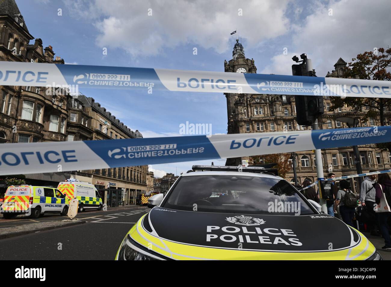 Edinburgh Scotland, UK 06 September 2025. Police Incident on Princes ...
