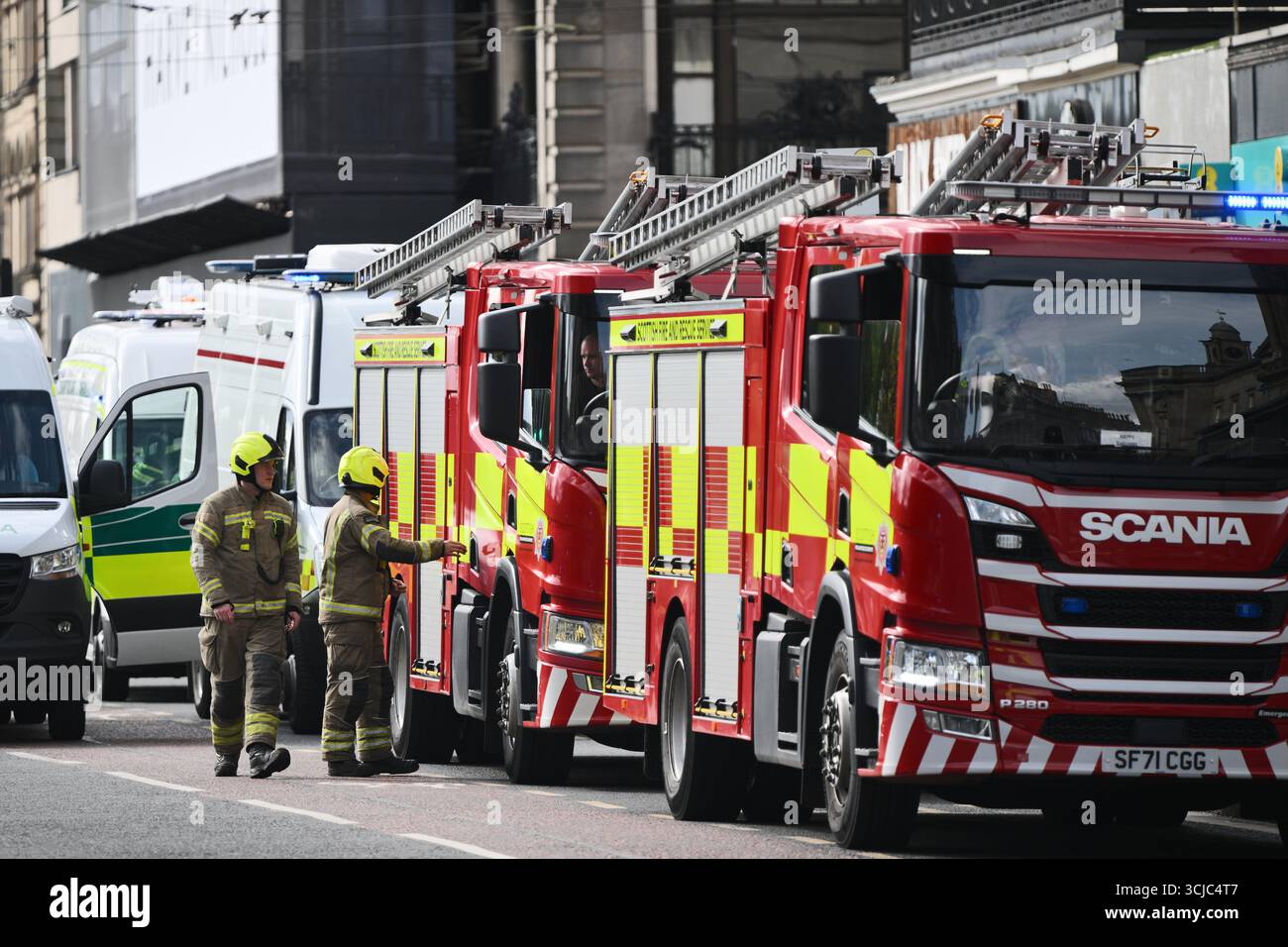 Edinburgh Scotland, UK 06 September 2025. Police Incident on Princes ...