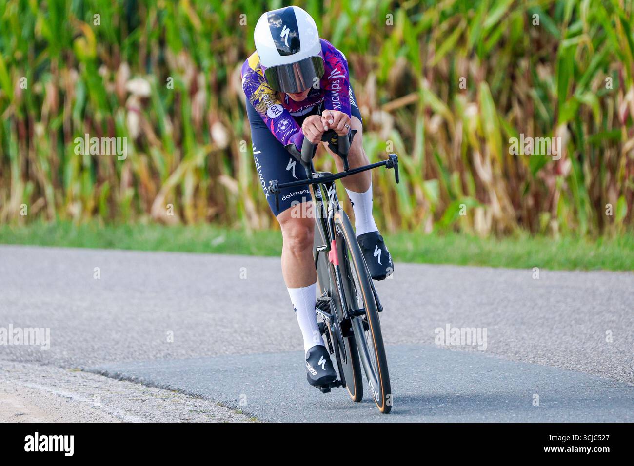 Elisa Cecchini – Team SD Worx - Protime competing in the Stage 5 Doetinchem-Westendorp ITT of ...
