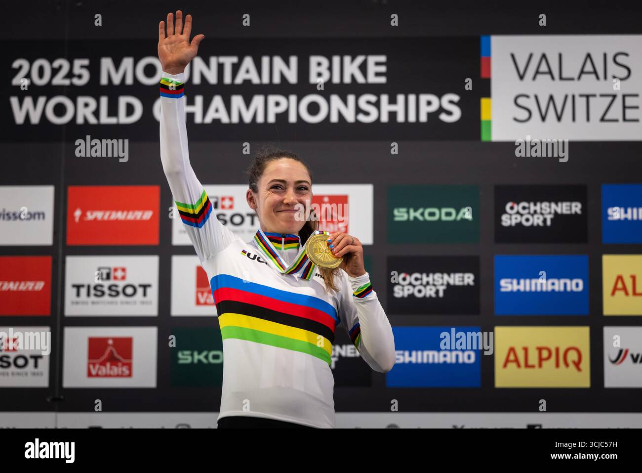 American biker Kate Courtney became a world champion when she won the ...