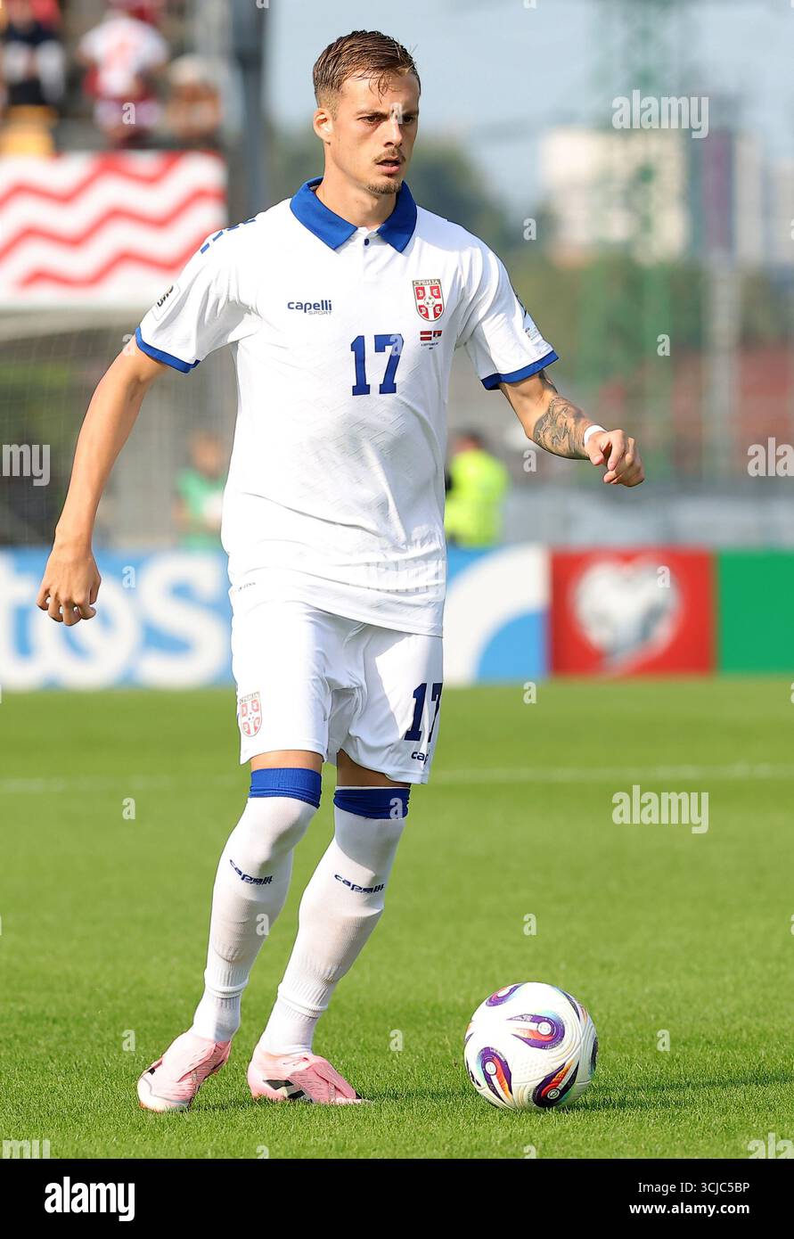 Serbia's Ivan Ilic during the FIFA World Cup 2026 European Qualifier ...