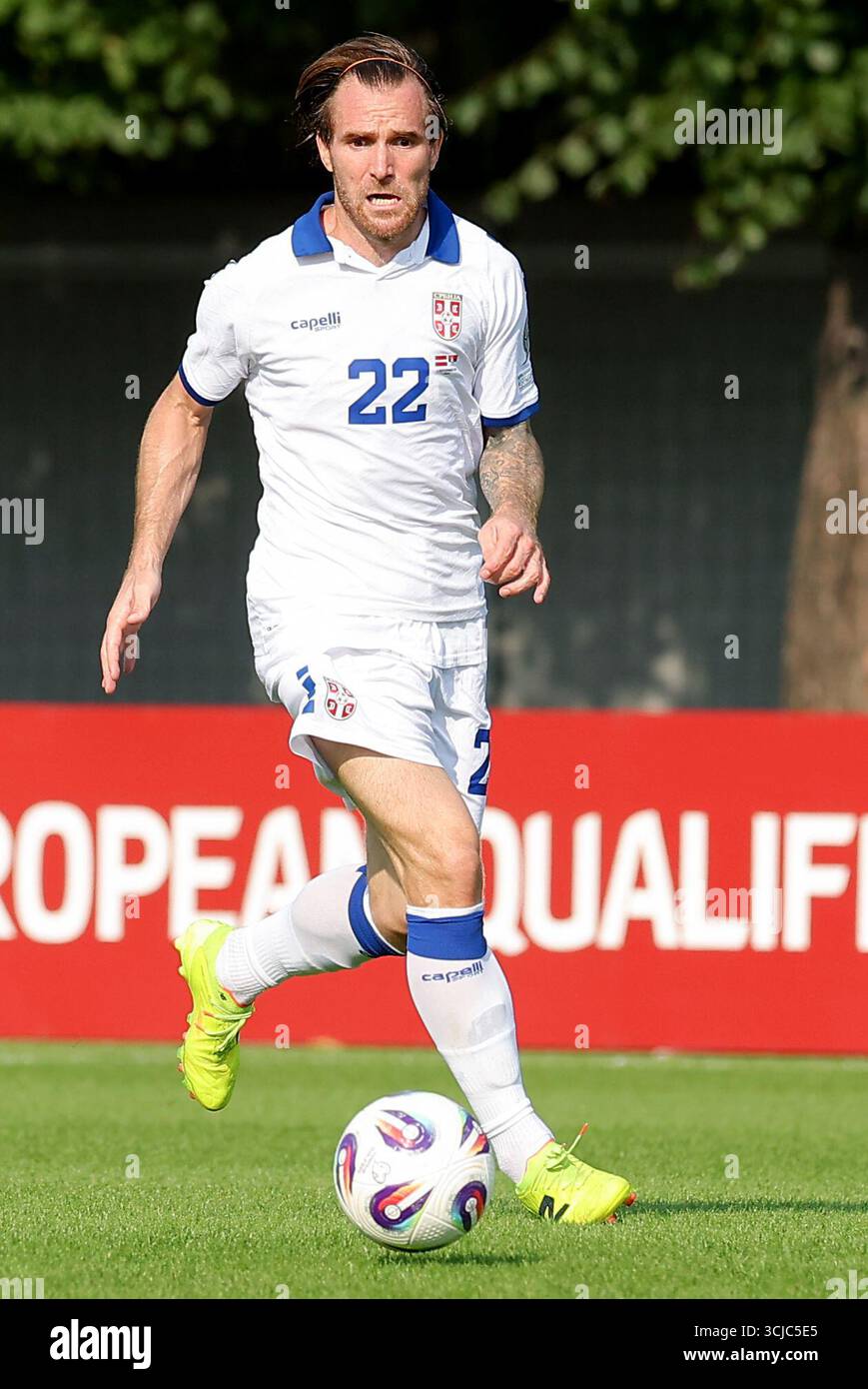 Serbia's Aleksandar Katai during the FIFA World Cup 2026 European ...