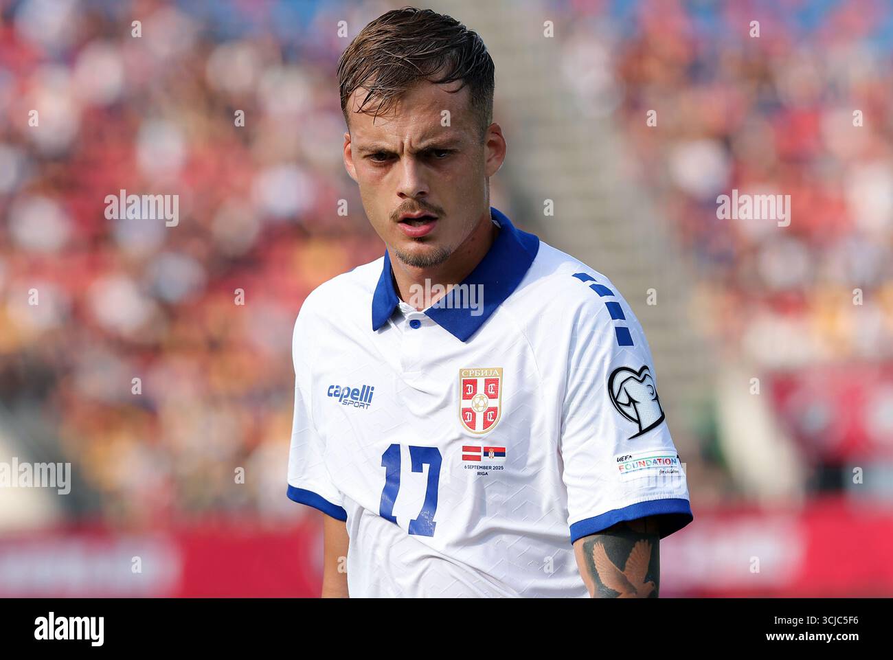 Serbia's Ivan Ilic during the FIFA World Cup 2026 European Qualifier ...