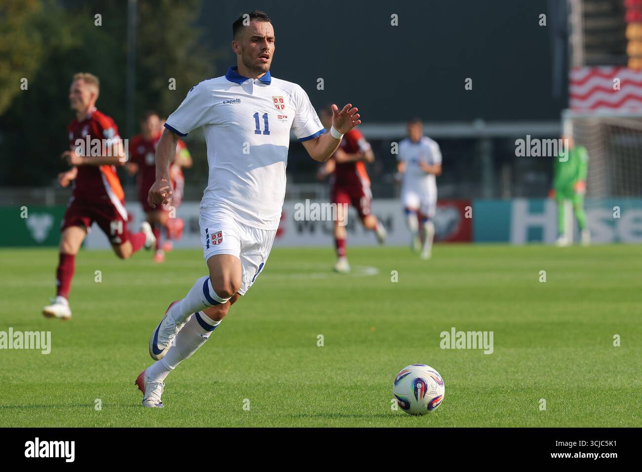 Serbia's Filip Kostic during the FIFA World Cup 2026 European Qualifier ...