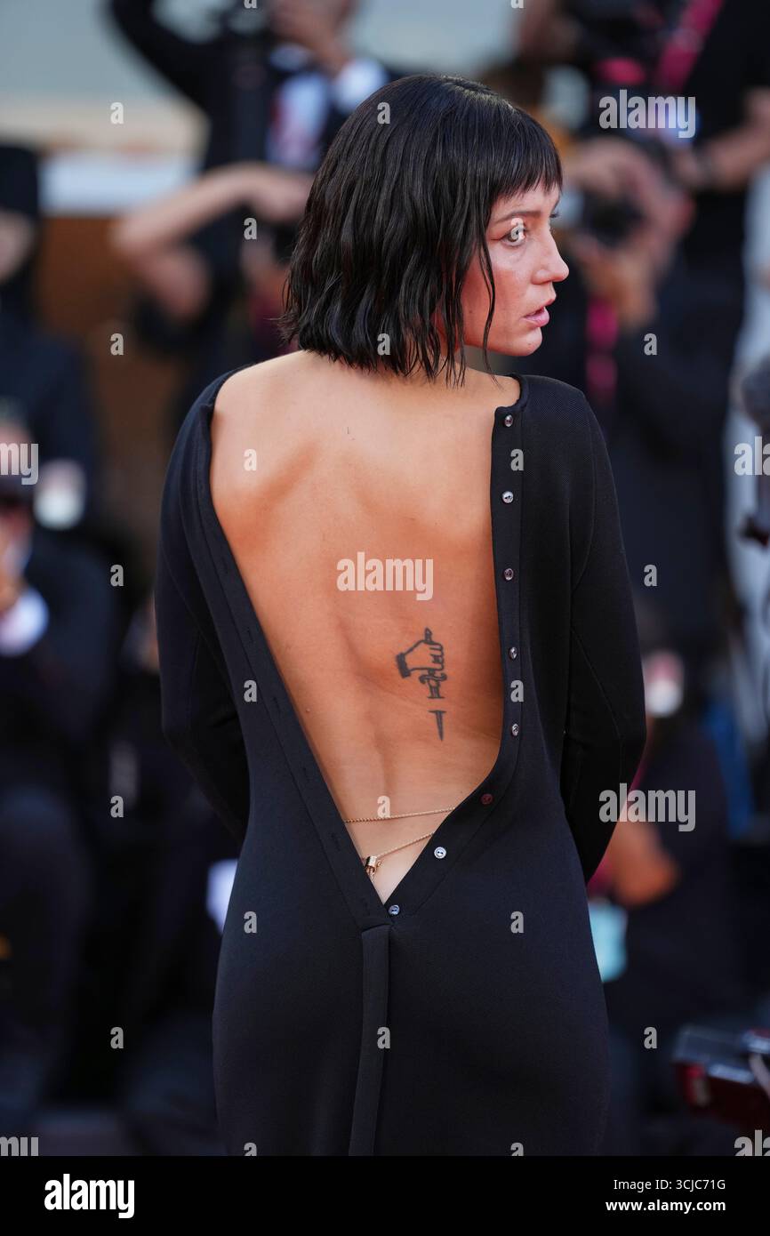 Adele Exarchopoulos poses for photographers upon arrival at the awards ...