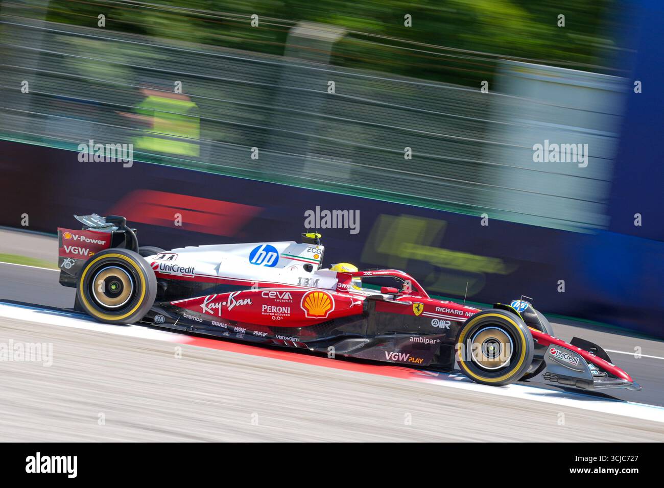 Lewis Hamilton of United Kingdom driving the (44) Scuderia Ferrari HP ...