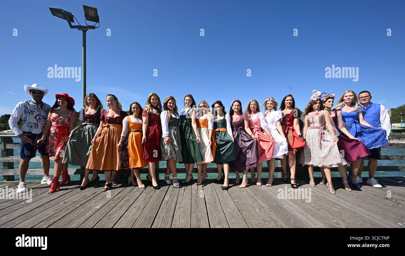 PRODUCTION - 06 September 2025, Bavaria, Starnberg: Models Alessandro ...