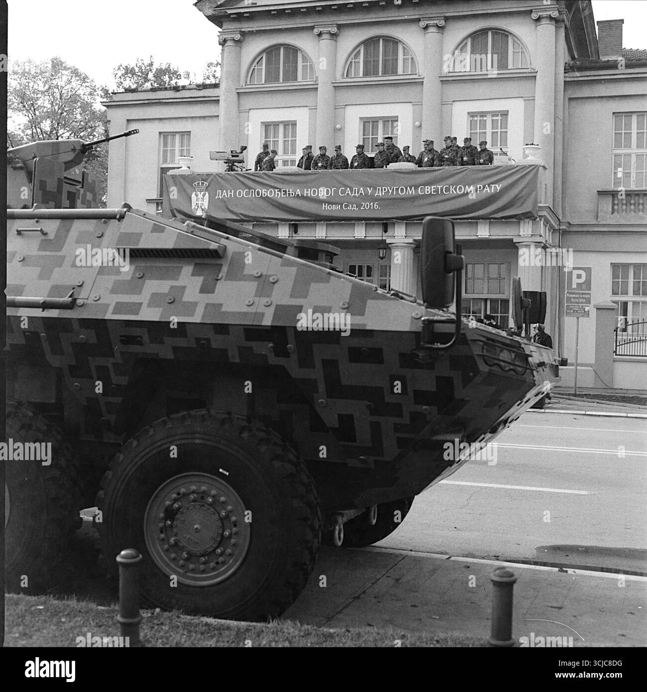 Military parade in Novi Sad, Serbia, photographed with a Hasselblad ...