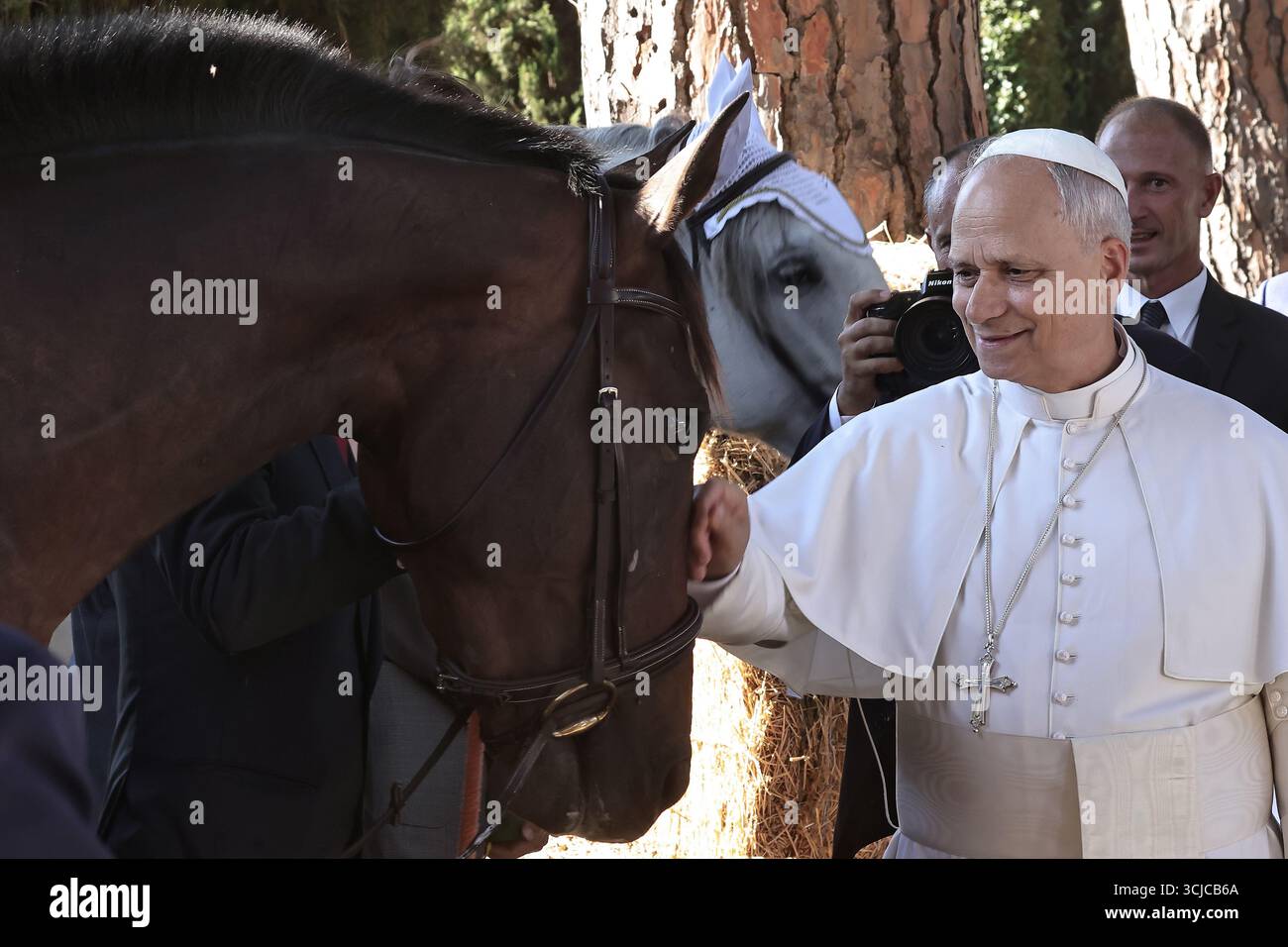 Pope Leo XIV inaugurates Borgo Laudato Si', inside the papal villas of ...