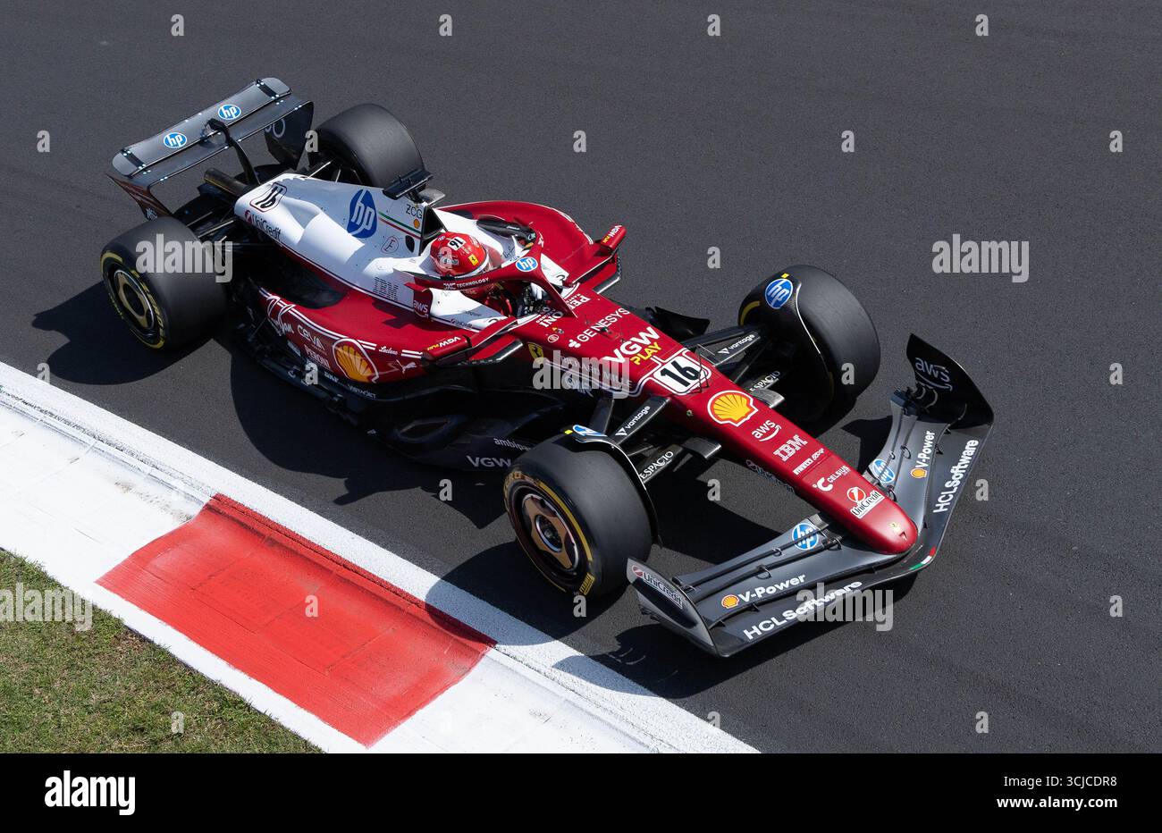 Charles Leclerc Team Scuderia Ferrari F1 Formula 1 Pirelli Gran Premio ...
