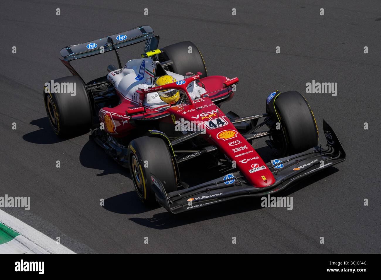 Monza, Italy. 6 Sep, 2025. Lewis Hamilton, during the Formula 1 Pirelli ...