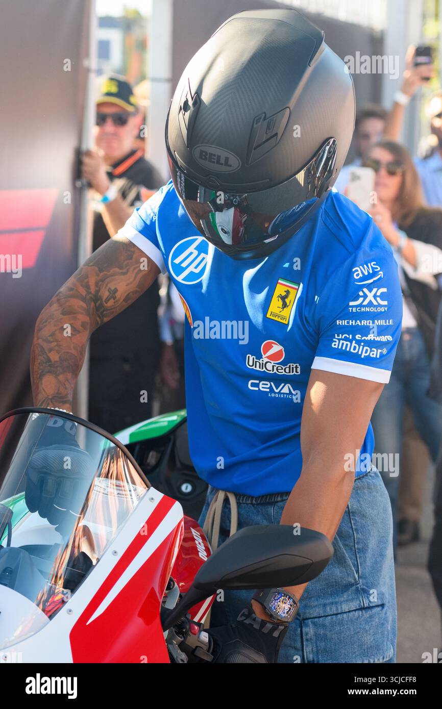 Monza, Italy. 6th September, 2025. Lewis HAMILTON (GBR) of Ferrari F1 ...