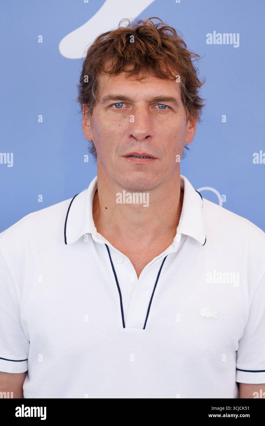 Cedric Jimenez attends the "Chien 51" photocall during the 82nd Venice ...
