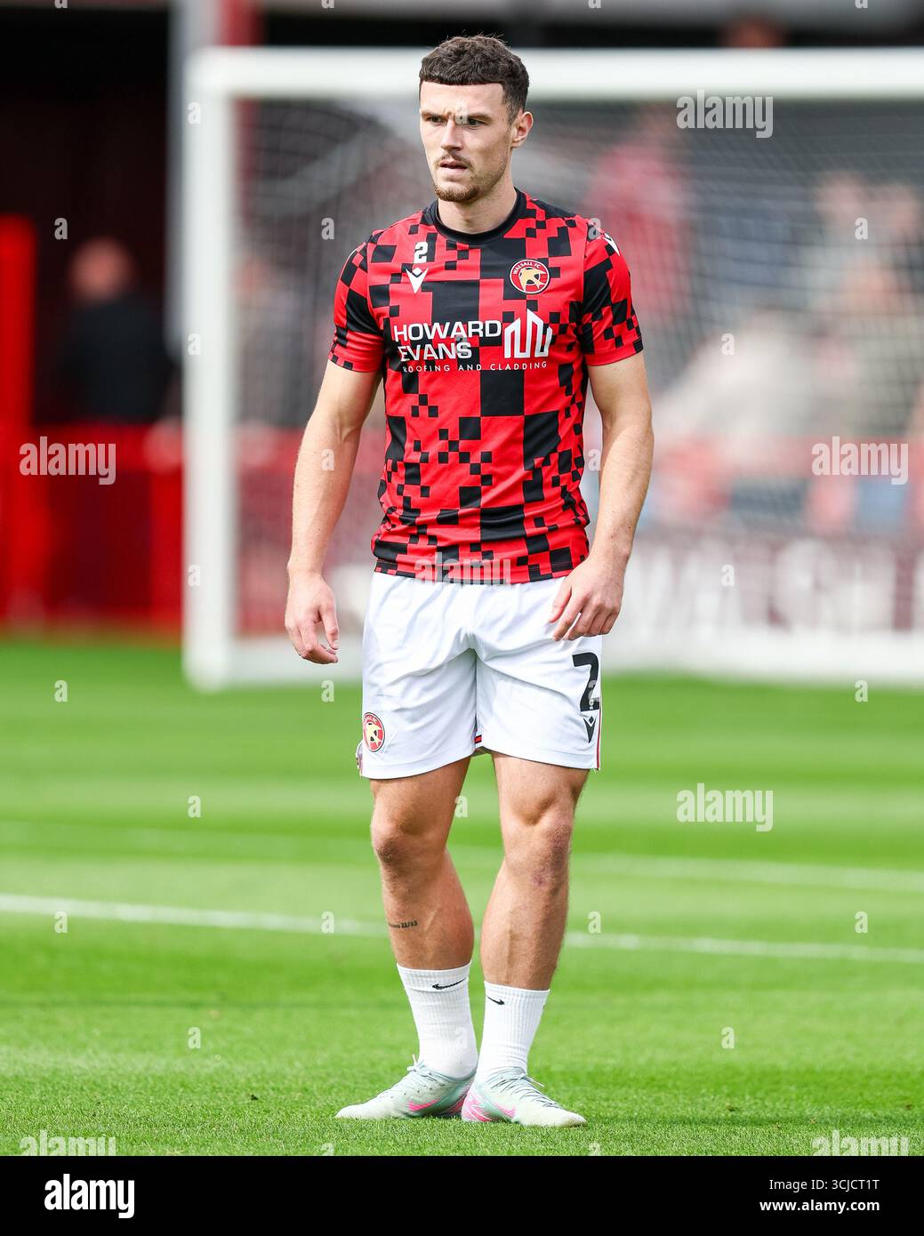 Walsall's Connor Barrett at warm up during the Sky Bet League 2 match ...