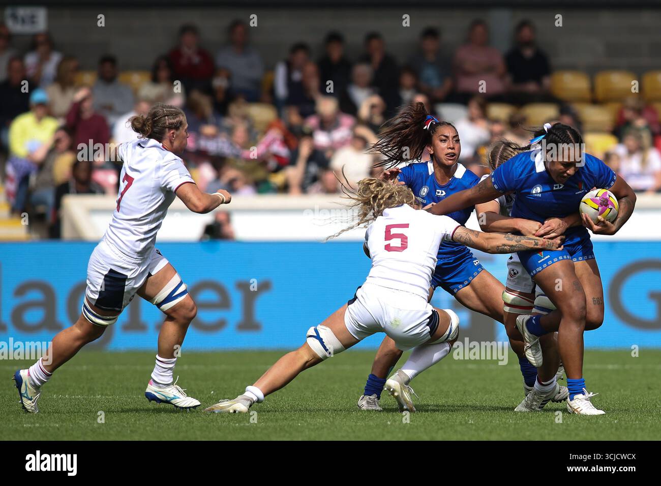 Erica Jarrell-Searcy of United States of America tackles Utumalama ...