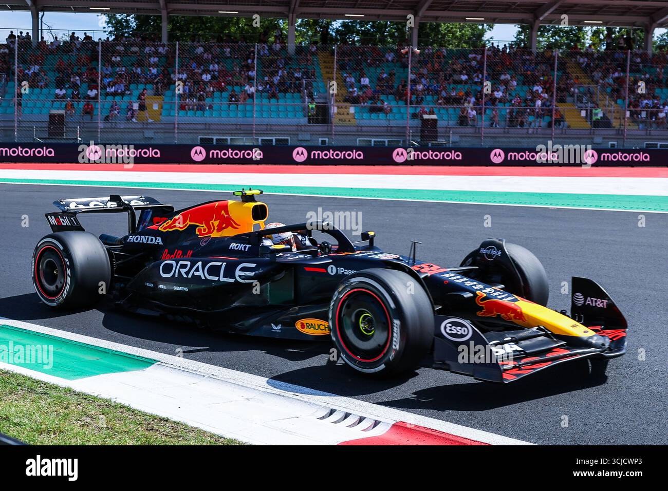 Yuki Tsunoda of Japan and Oracle Red Bull Racing EB21 (22) seen during ...