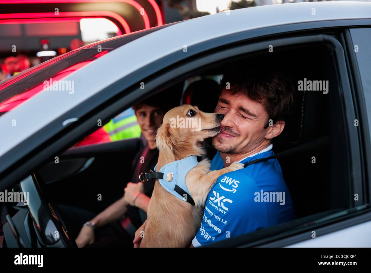 Leo LECLERC, dog of LECLERC Charles (mco), Scuderia Ferrari SF-25 ...