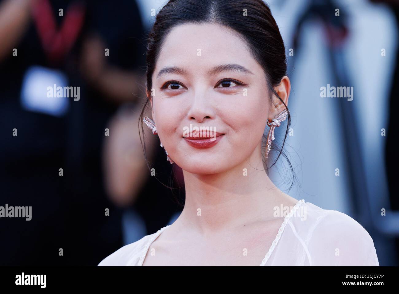 Xin Zhilei attends the 2025 Closing Ceremony red carpet during the 82nd Venice International ...