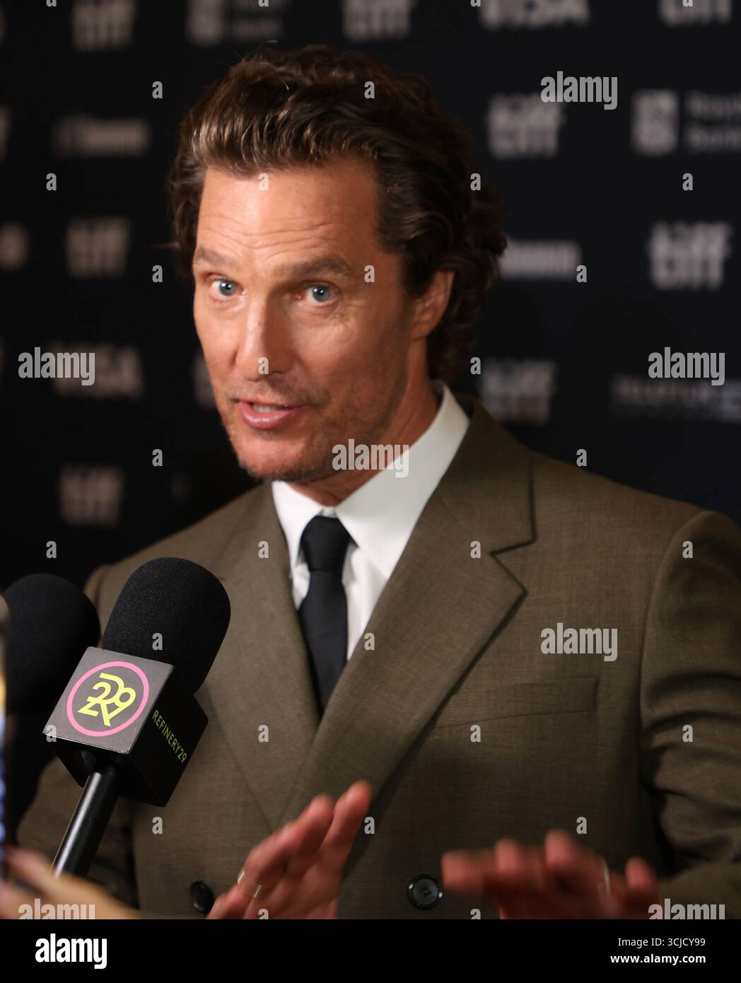 Matthew McConaughey attends the premiere of "The Lost Bus" during the ...