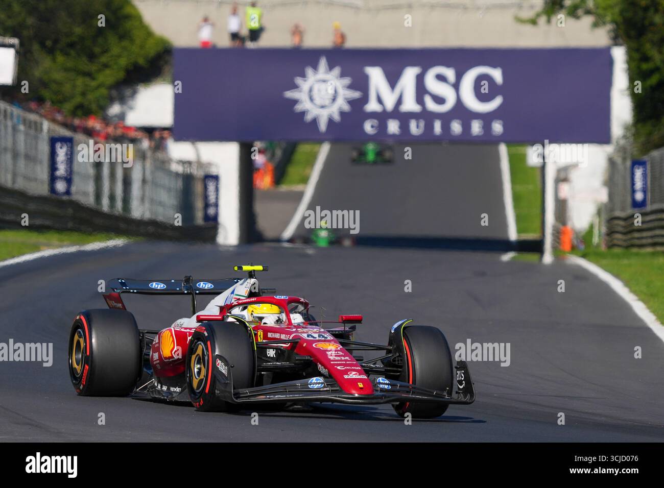 Monza, Italy. 6 Sep, 2025. Lewis Hamilton, during the Formula 1 Pirelli ...