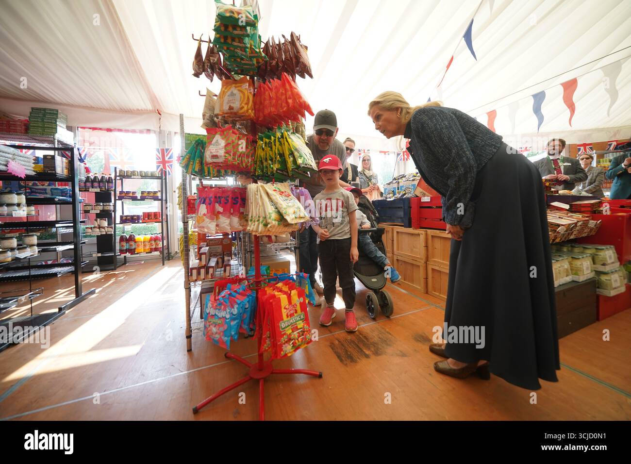 The Duchess of Edinburgh during a visit to the Founders Plaza, part of ...