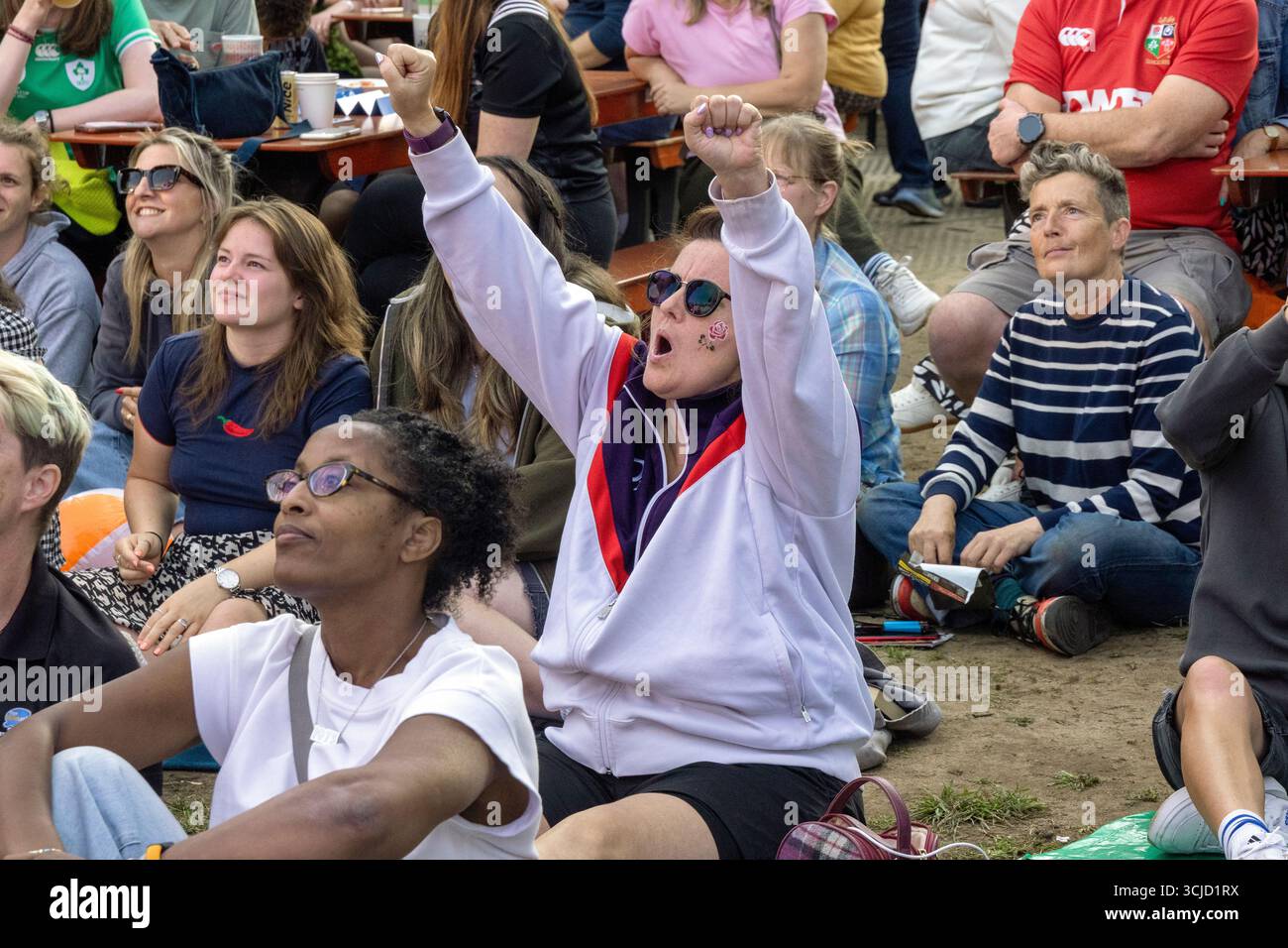 Womens rugby world cup 2025 fanzone brighton hi-res stock photography ...