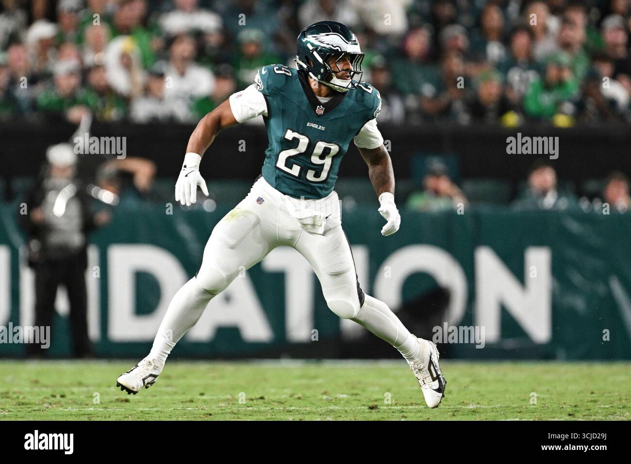 Philadelphia Eagles running back AJ Dillon (29) in action during the ...