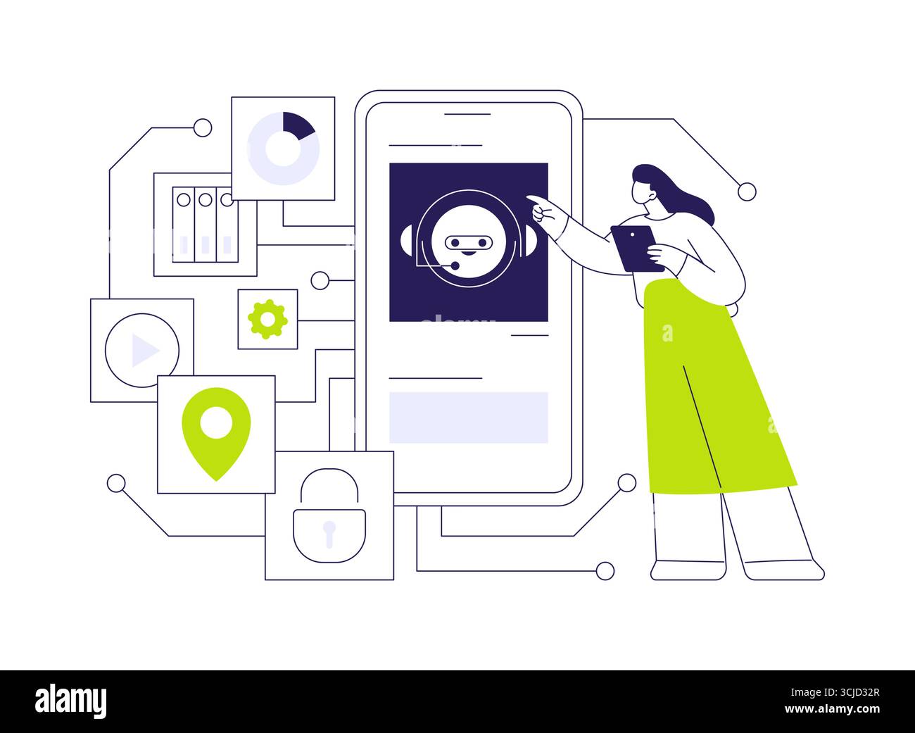 Bots computer Cut Out Stock Images & Pictures - Alamy