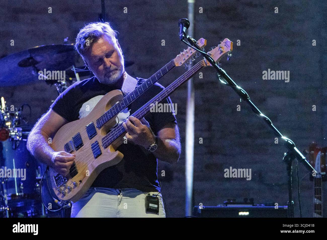 Jonas Reingold during the Music Concert Steve Hackett on September 05 ...