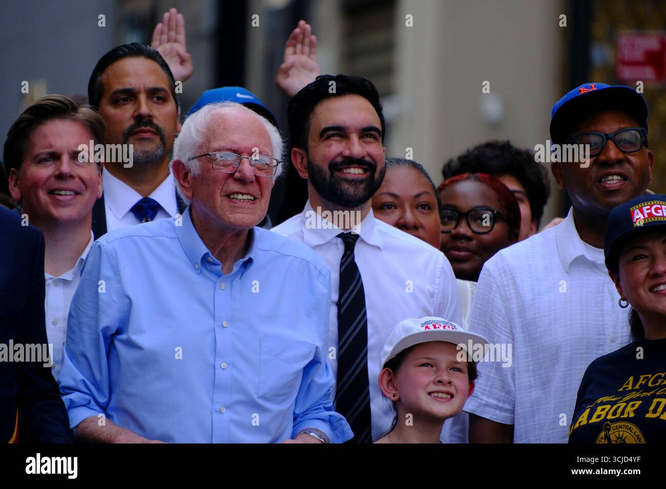 Zohran mamdani and bernie sanders hi-res stock photography and images ...