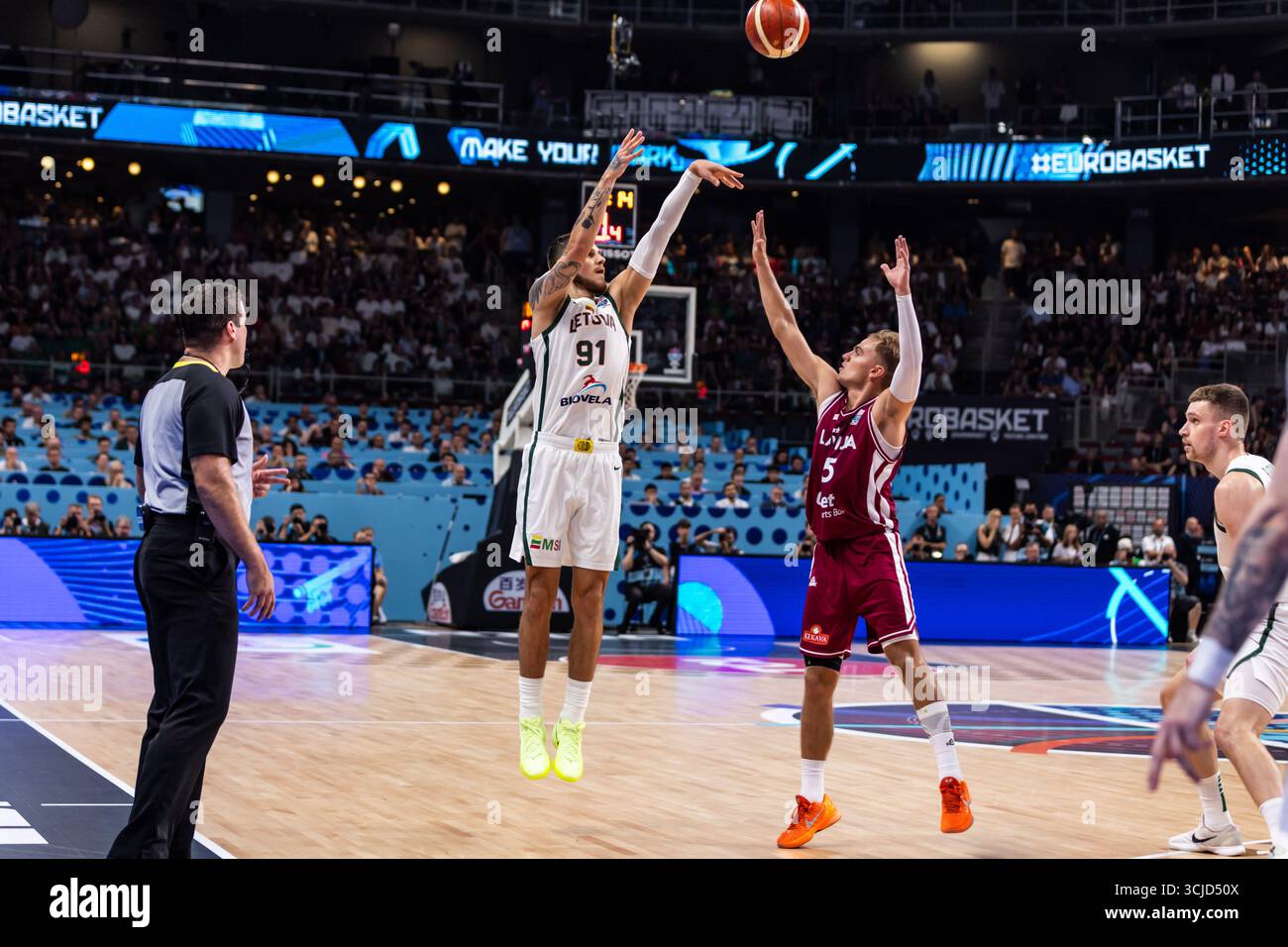 06.09.2025, Riga Arena, Riga, FIN, Eurobasket 205, Basketball ...