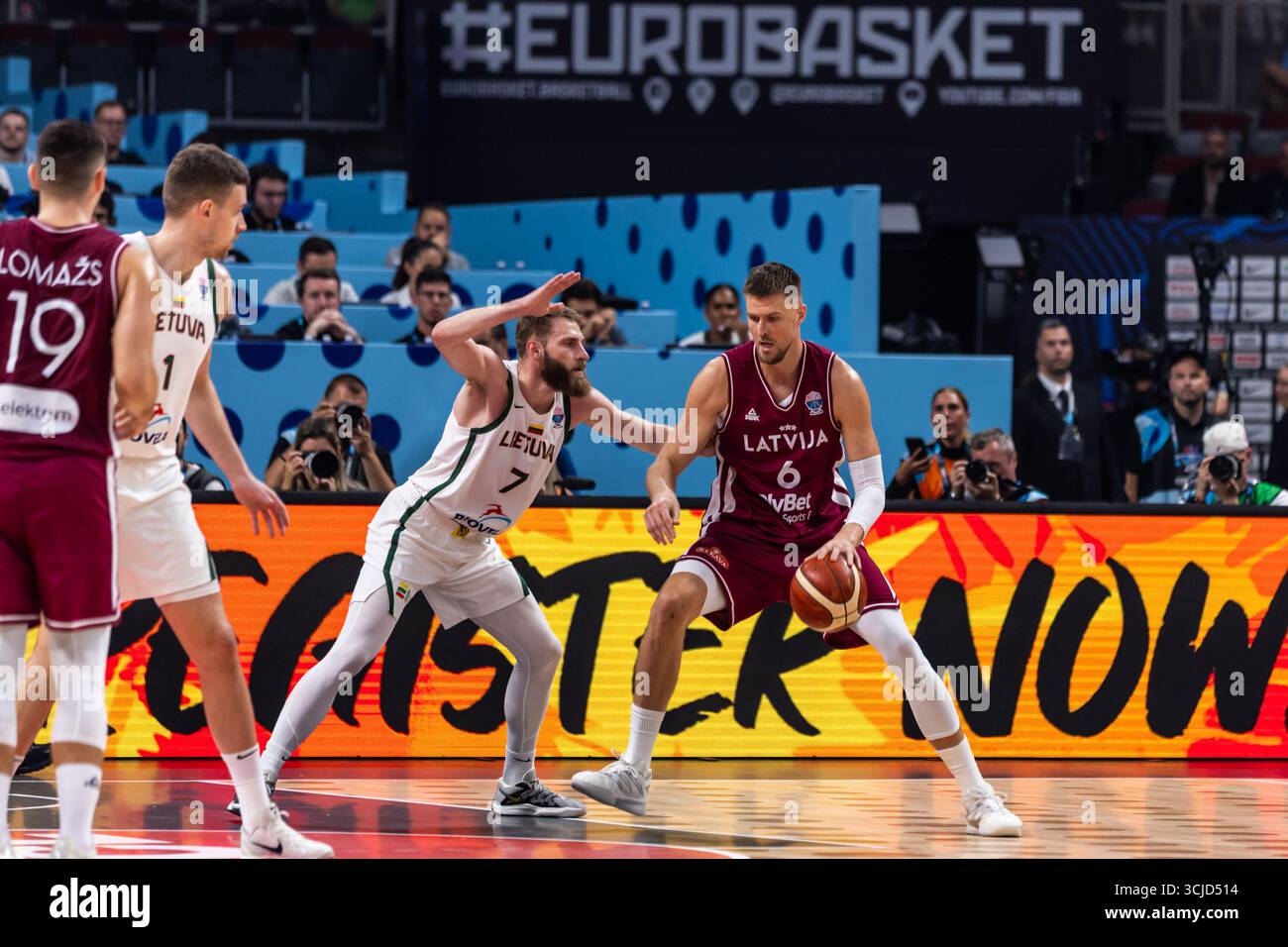 06.09.2025, Riga Arena, Riga, FIN, Eurobasket 205, Basketball ...