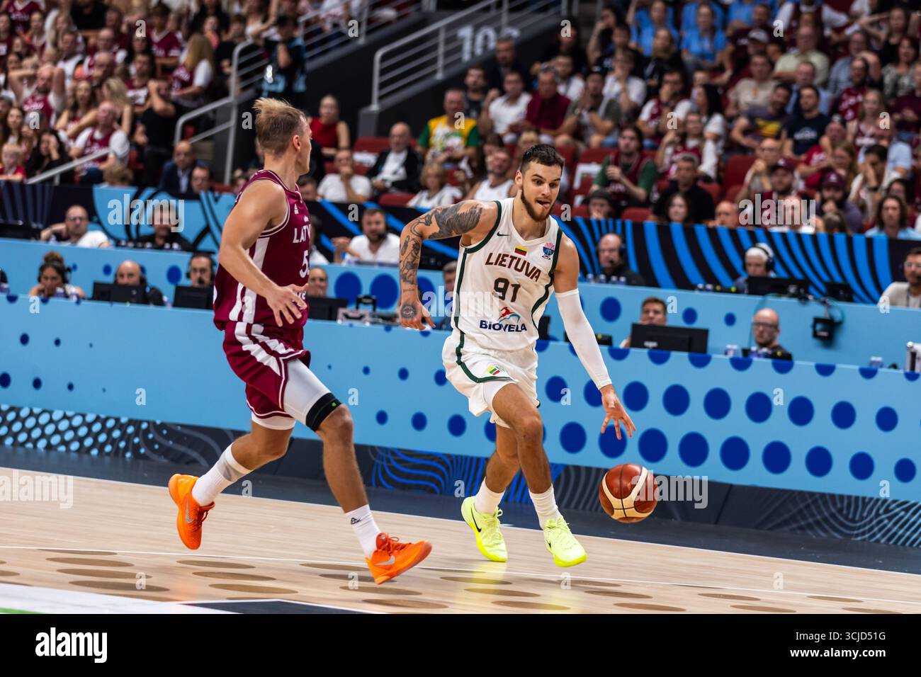 06.09.2025, Riga Arena, Riga, FIN, Eurobasket 205, Basketball ...