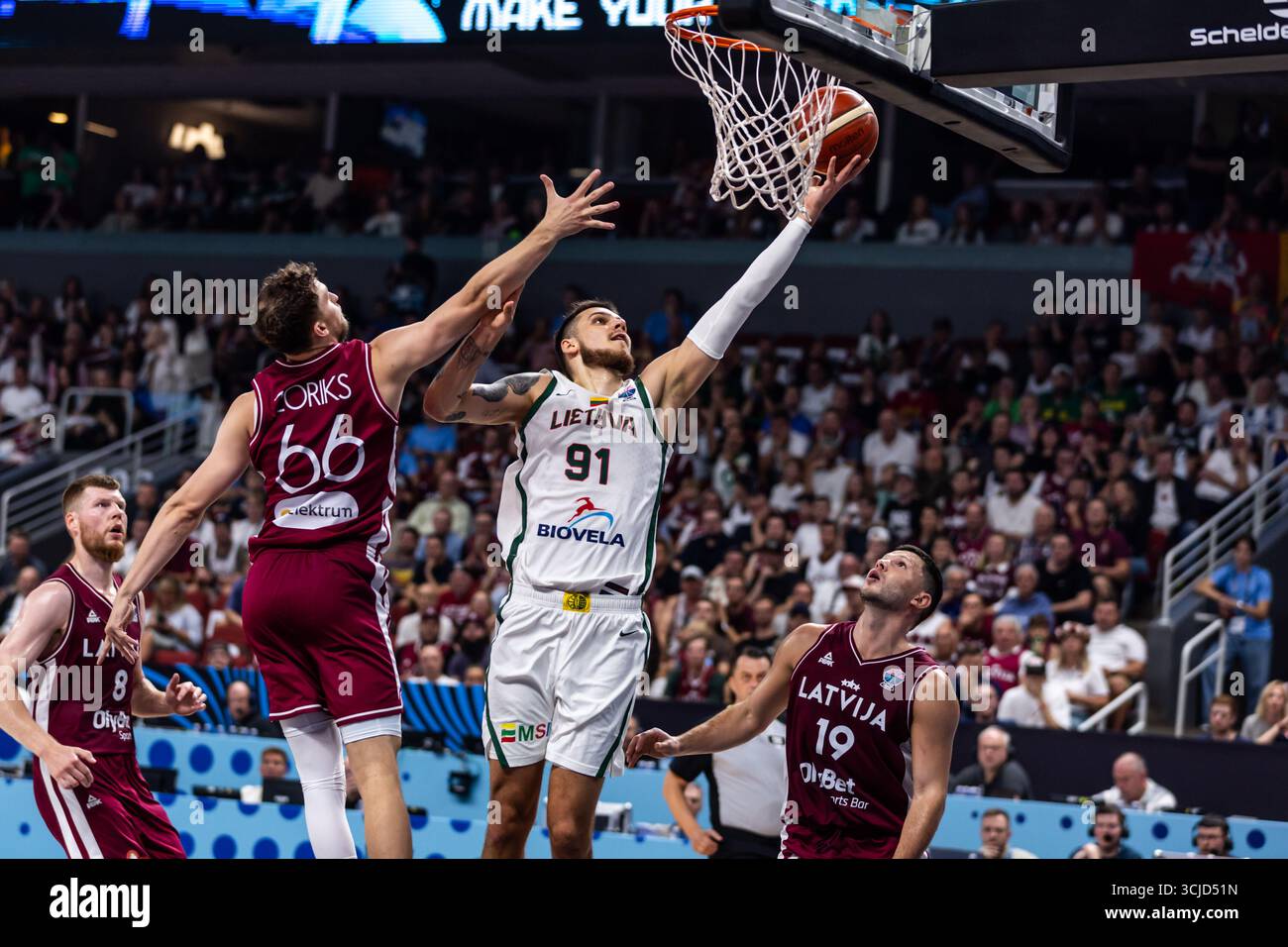 06.09.2025, Riga Arena, Riga, FIN, Eurobasket 205, Basketball ...