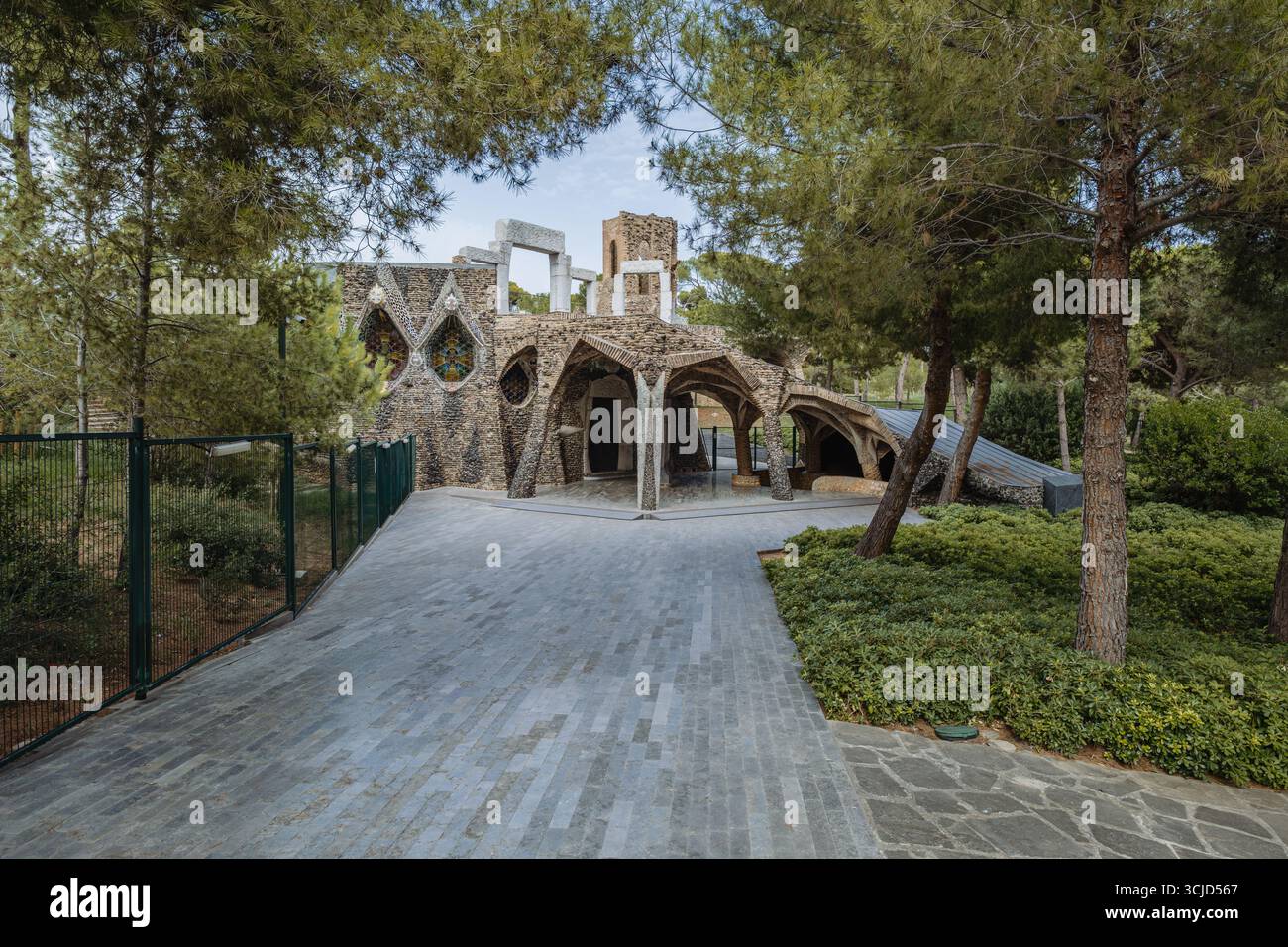 Crypt of Colonia Güell, designed by Antoni Gaudí, showcases innovative ...