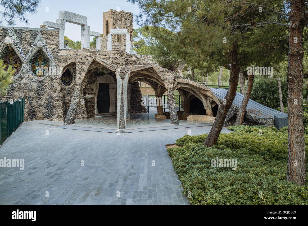 The Gaudí Crypt, certainly the most unique building in the industrial ...