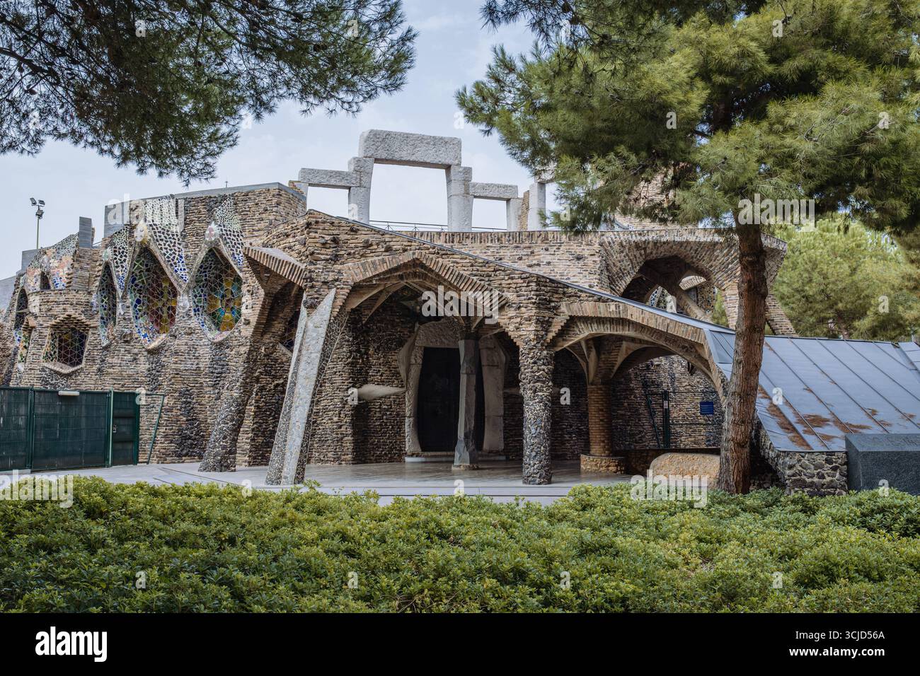 The church of Colonia Güell, better known as Gaudí's Crypt, showcases ...