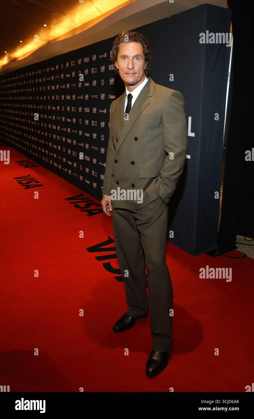 Matthew McConaughey attends the premiere of "The Lost Bus" during the ...