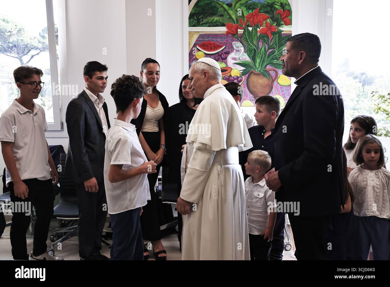 Pope Leo XIV inaugurates Borgo Laudato Si', inside the papal villas of ...