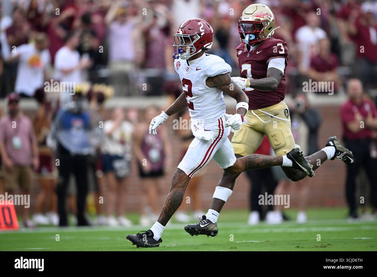 Alabama wide receiver Ryan Williams (2) is defended by Florida State ...