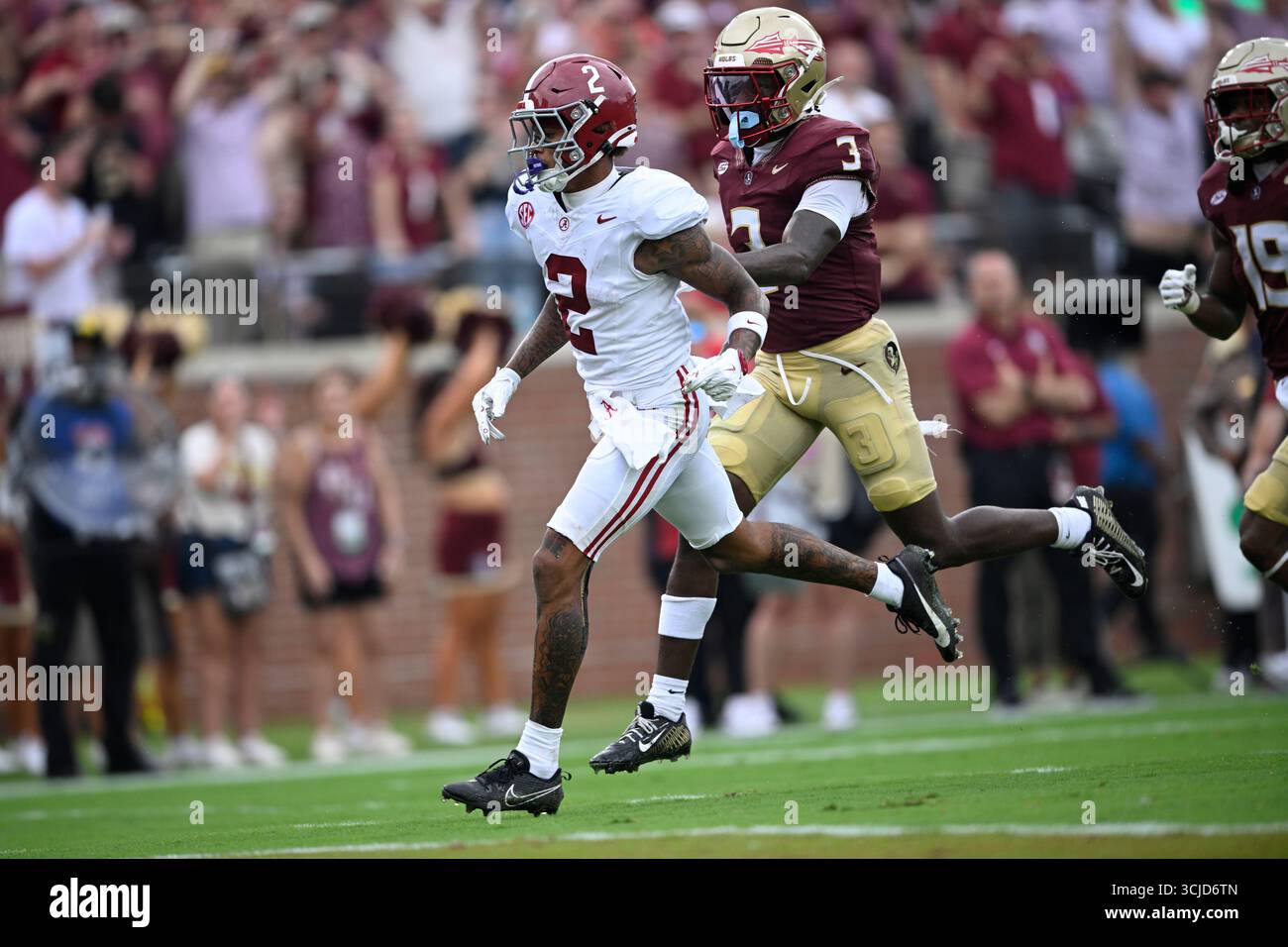 Alabama wide receiver Ryan Williams (2) is defended by Florida State ...