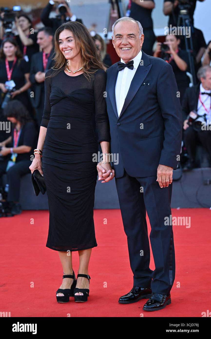 Giulia Rosmarini and Alberto Barbera attending the Closing Red Carpet ...