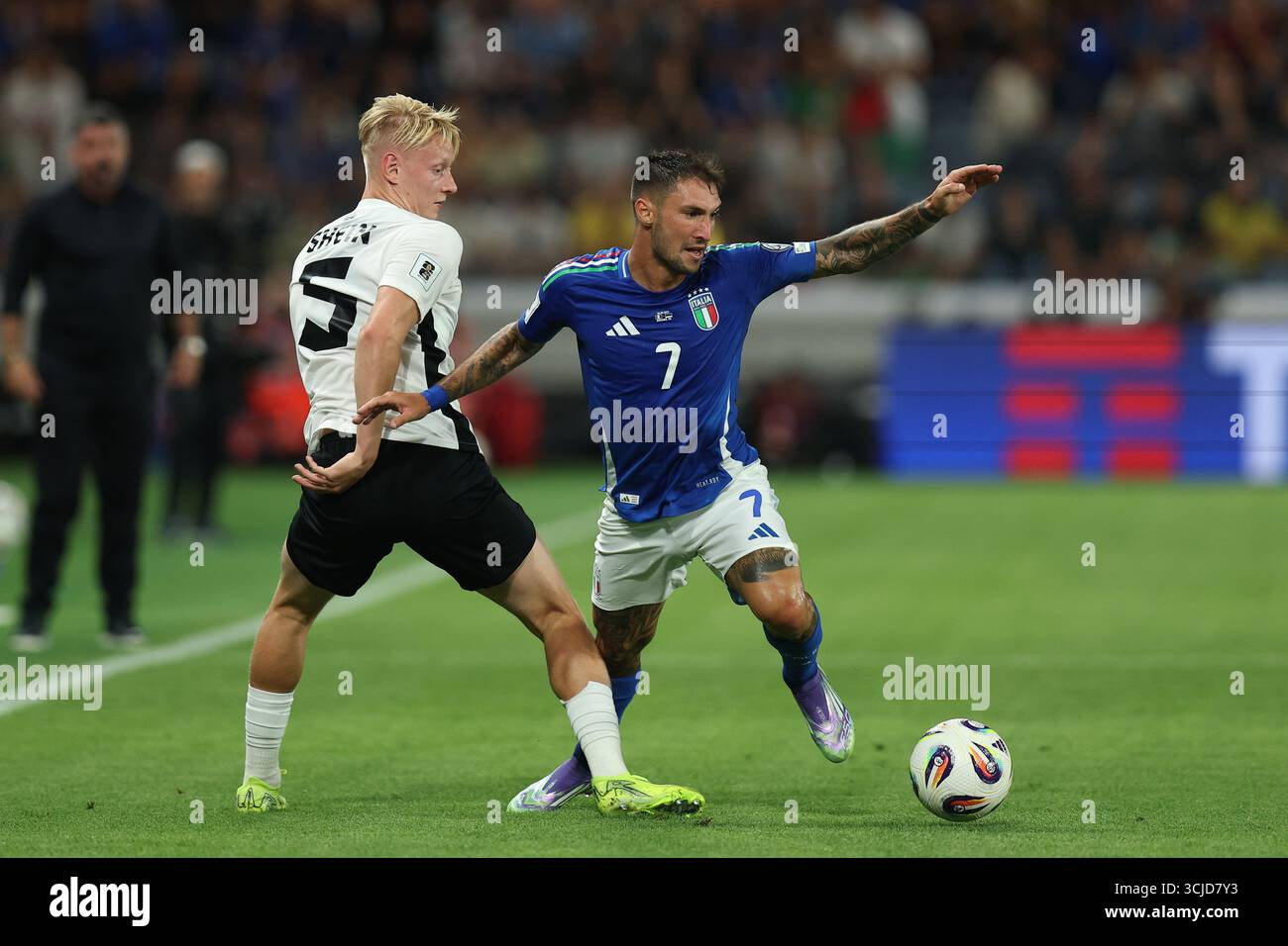 Matteo Politano (Italy)Rocco Shein (Estonia) during the Fifa World Cup ...