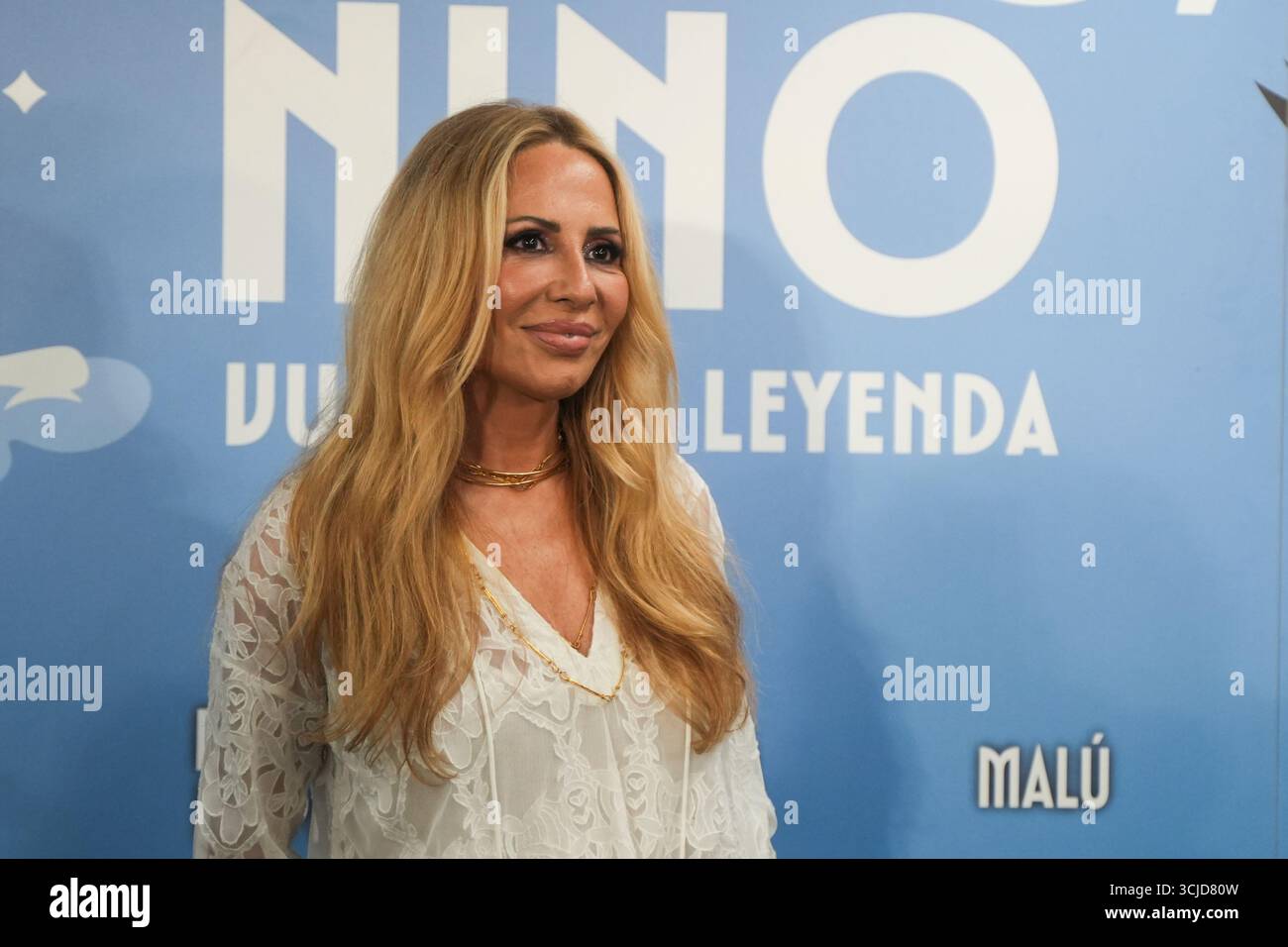 Singer Marta Sánchez poses at the photocall prior to the inauguration ...